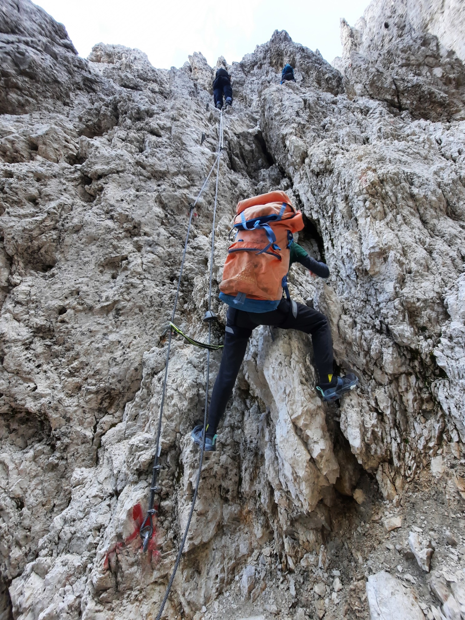 Ferrata al Passo Santner