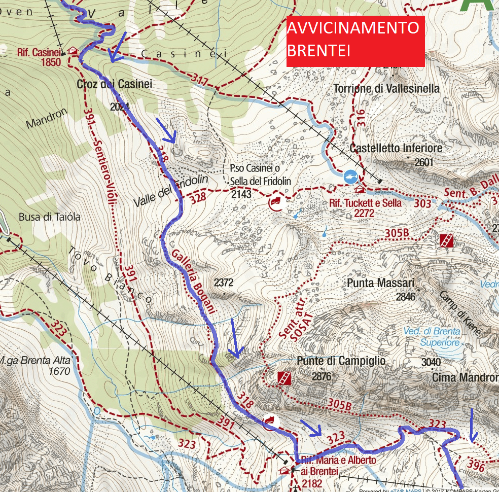 Ferrata delle Bocchette Alte