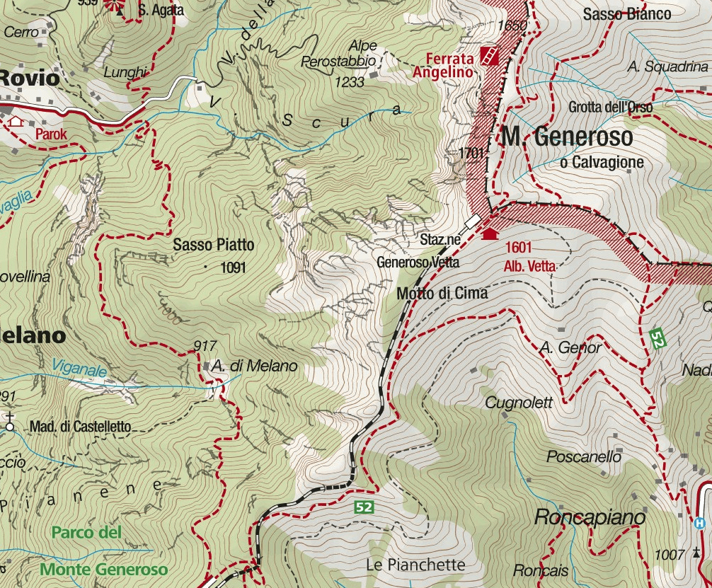Via Ferrata Angelino to Monte Generoso