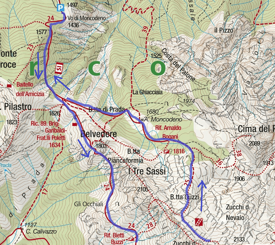 Ferrata CAI Mandello al Sasso dei Carbonari