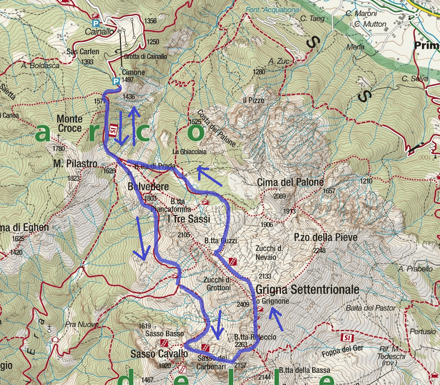 Ferrata CAI Mandello al Sasso dei Carbonari