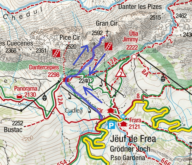 Via Ferrata Gran Cir