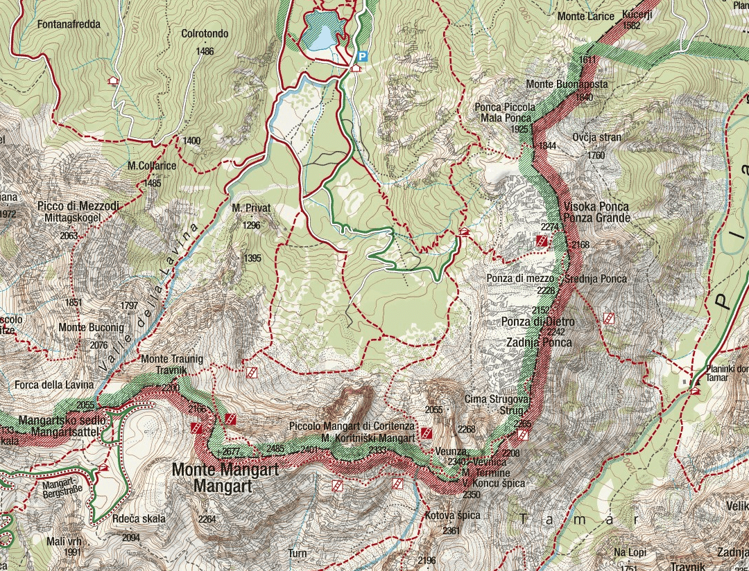 Via Ferrata at Mangart