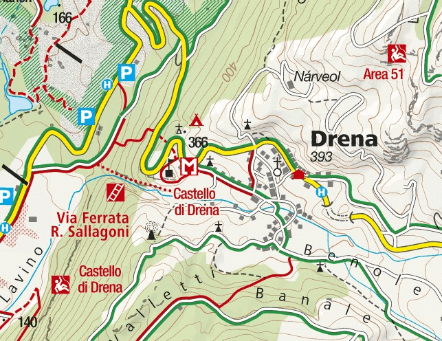 Ferrata Rio Sallagoni al Castel Drena