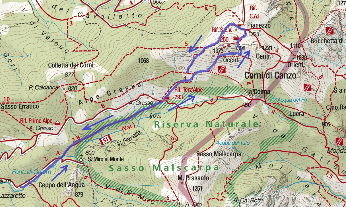 Via Ferrata at Corni di Canzo