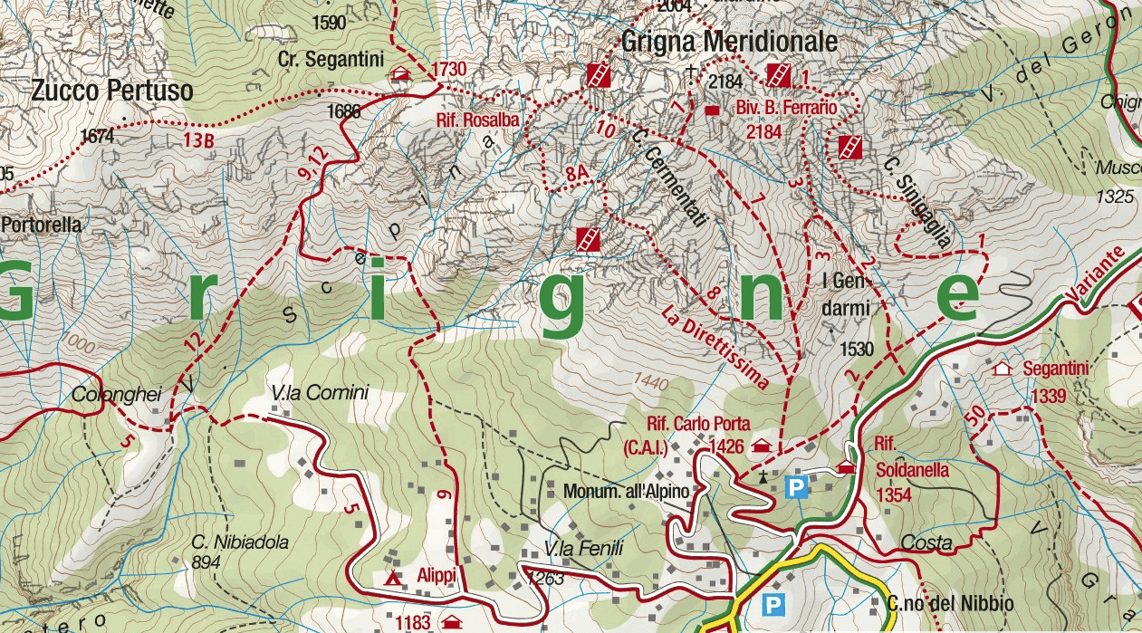 Sentiero Attrezzato Cecilia alla Grignetta