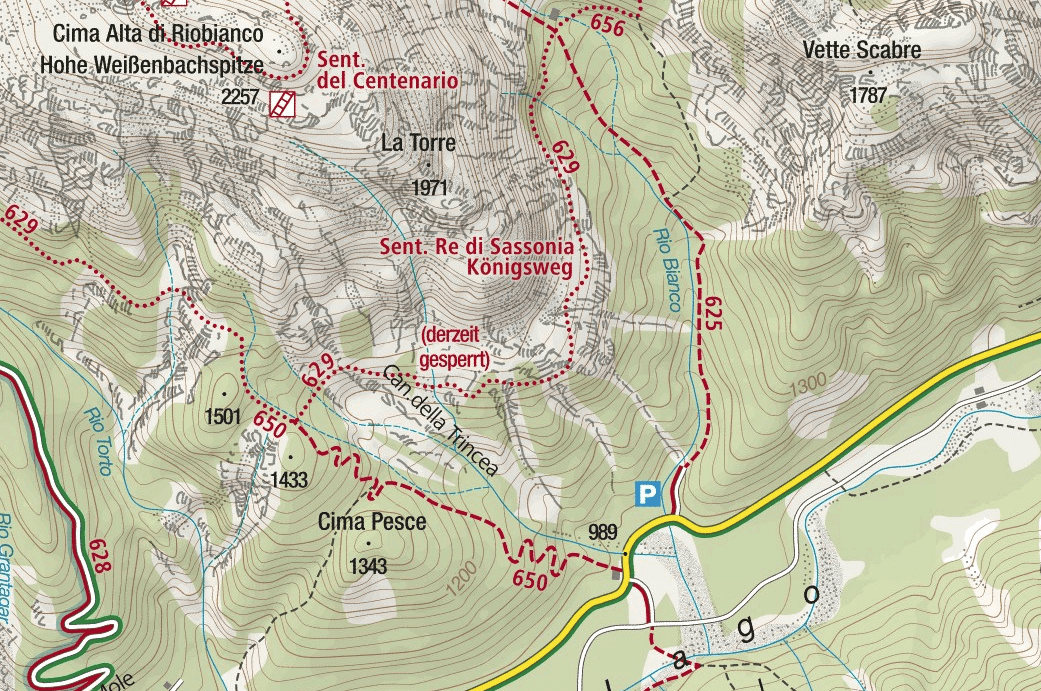 Aided path King of Saxony