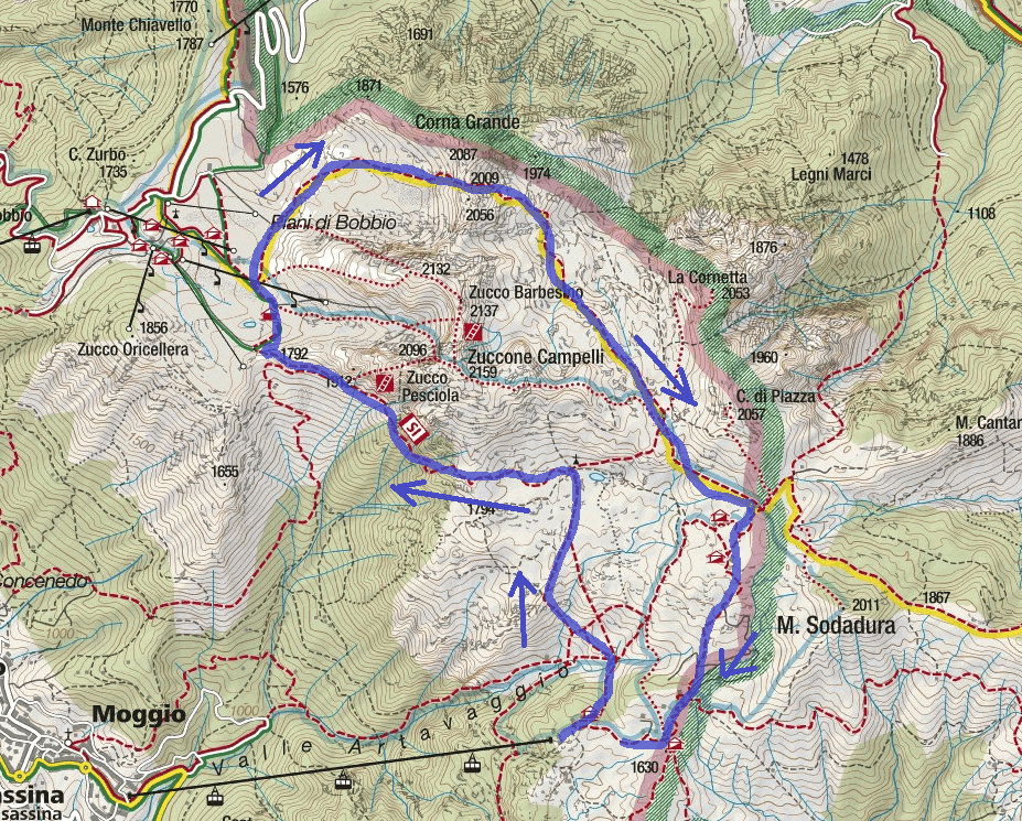 Aided path of the Stradini