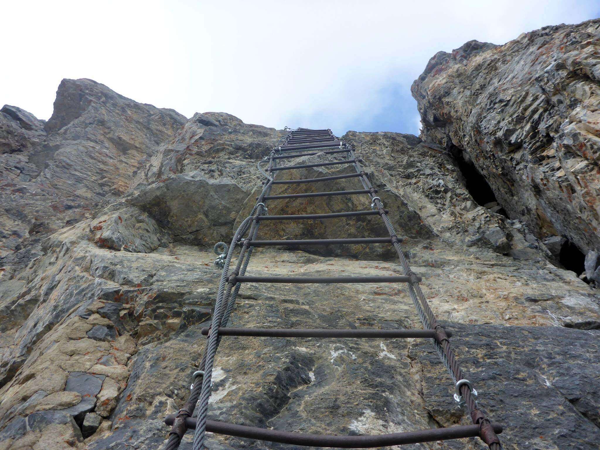 Via Ferrata Alpini at Oronaye