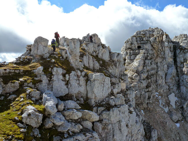 Via Ferrata Goitan at the Jof Fuart