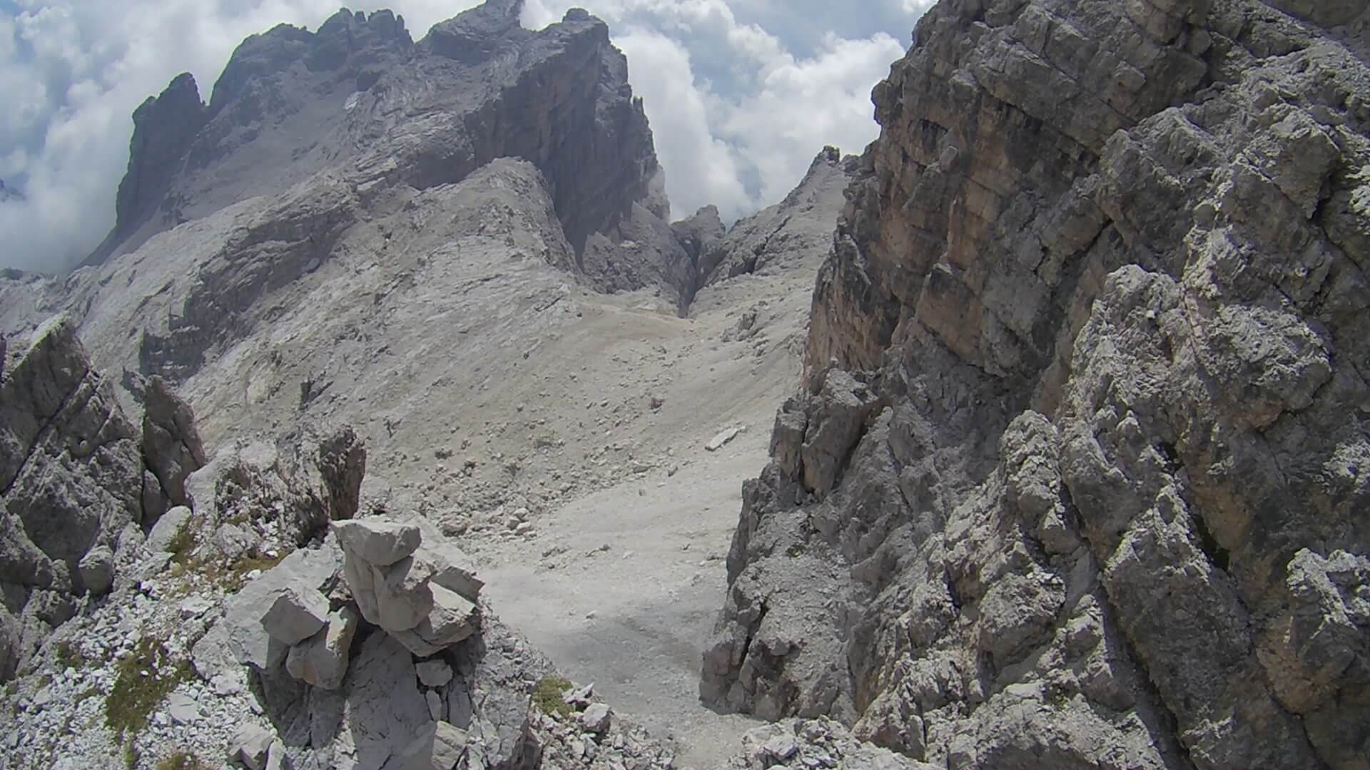 Ferrata Benini nelle Dolomiti di Brenta