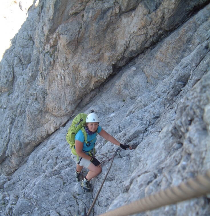 Bolver Ferrata Lugli in Cima Vezzana