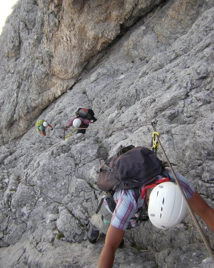 Bolver Ferrata Lugli in Cima Vezzana