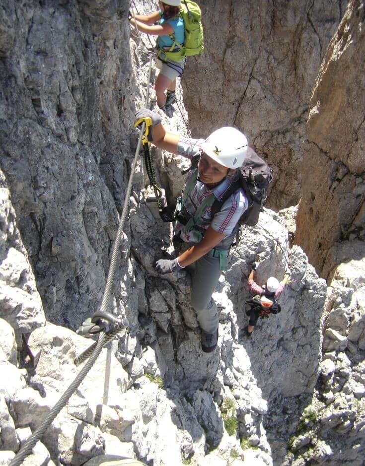 Ferrata Bolver Lugli a Cima Vezzana