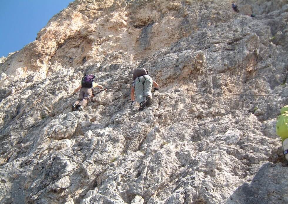 Bolver Ferrata Lugli in Cima Vezzana