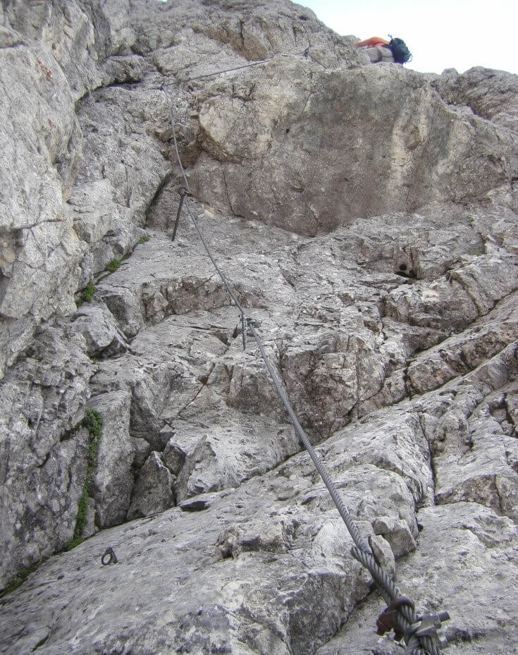 Ferrata Bolver Lugli a Cima Vezzana