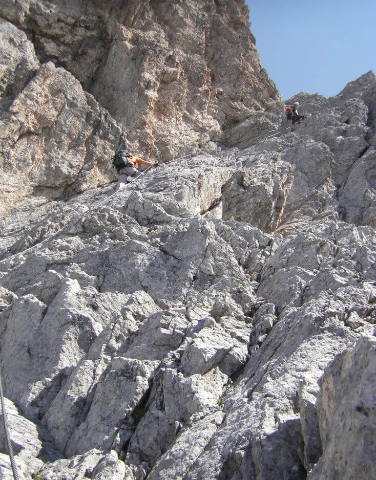 Bolver Ferrata Lugli in Cima Vezzana