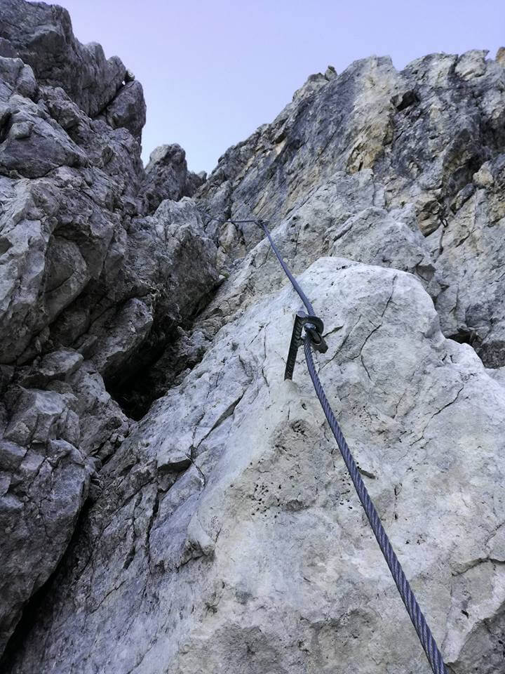 Bolver Ferrata Lugli in Cima Vezzana