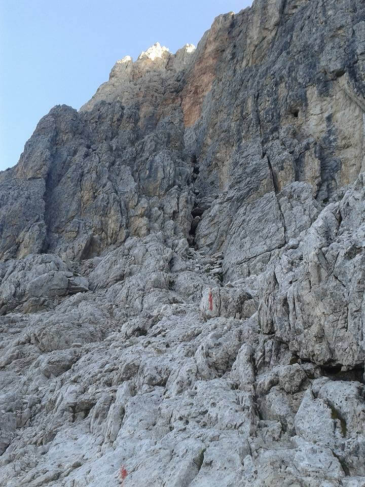 Ferrata Bolver Lugli a Cima Vezzana