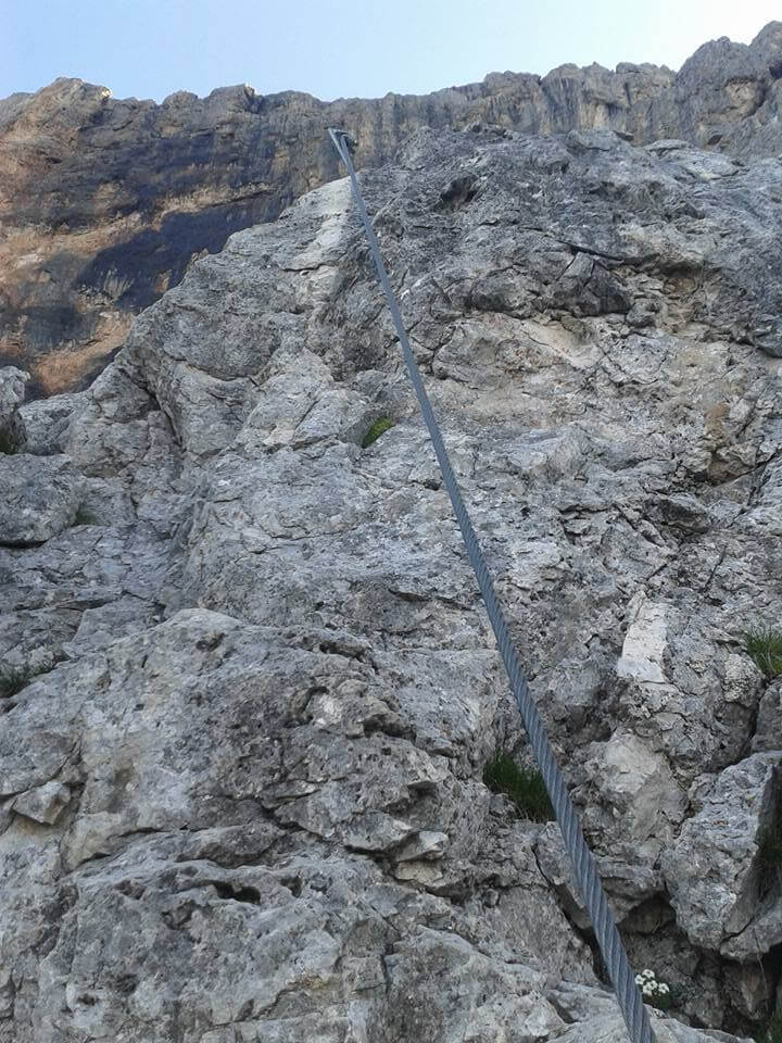 Bolver Ferrata Lugli in Cima Vezzana
