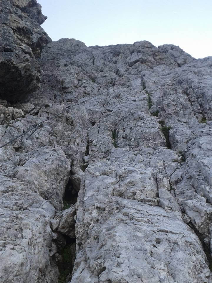 Bolver Ferrata Lugli in Cima Vezzana