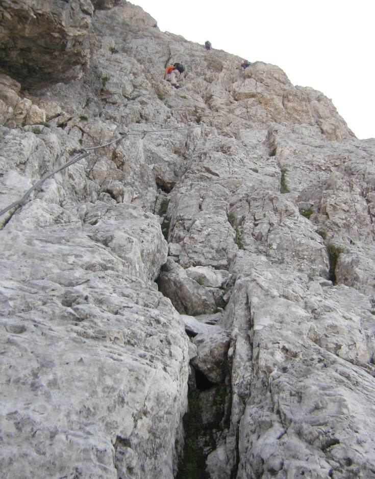 Bolver Ferrata Lugli in Cima Vezzana