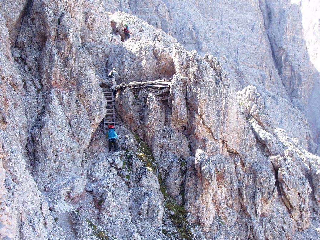 Via Ferrata Costoni of the Croda Rossa di Sesto