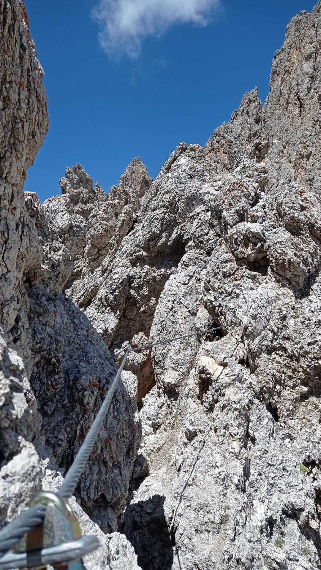 Ferrata alla Forcella del Sassolungo - Ferrate365