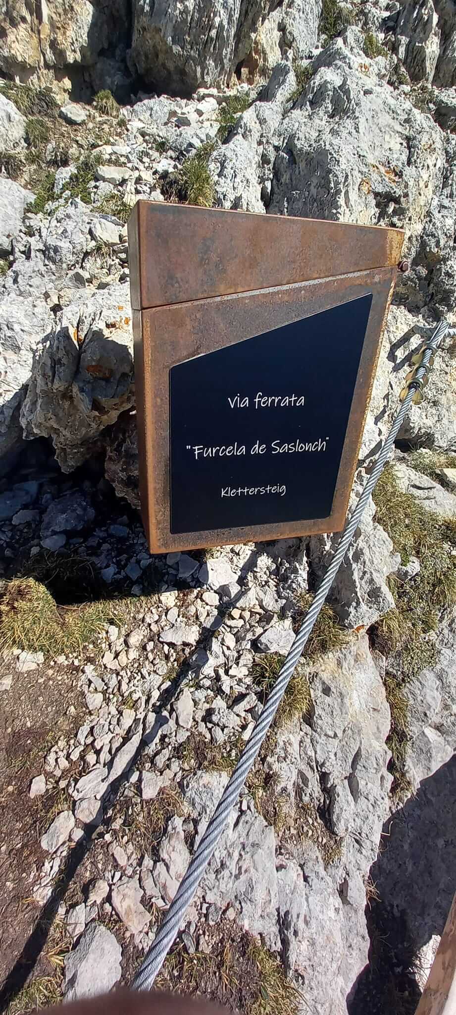 Ferrata alla Forcella del Sassolungo - Ferrate365