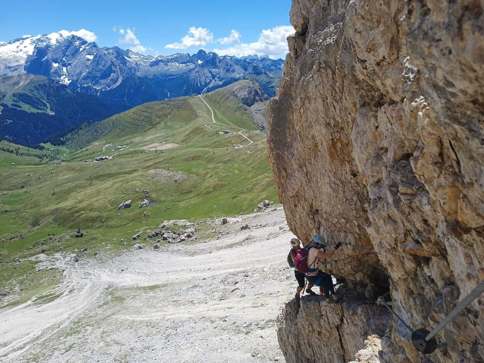 Ferrata alla Forcella del Sassolungo - Ferrate365