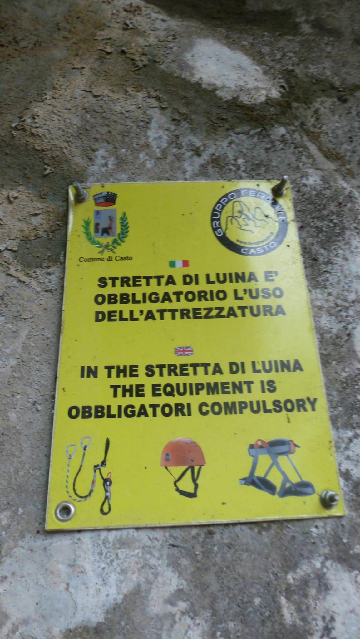 Ferrate at the Parco delle Fucine di Casto