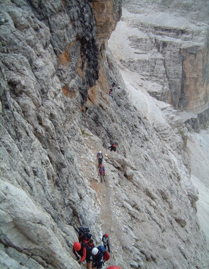 Ferrata Lipella alla Tofana di Rozes