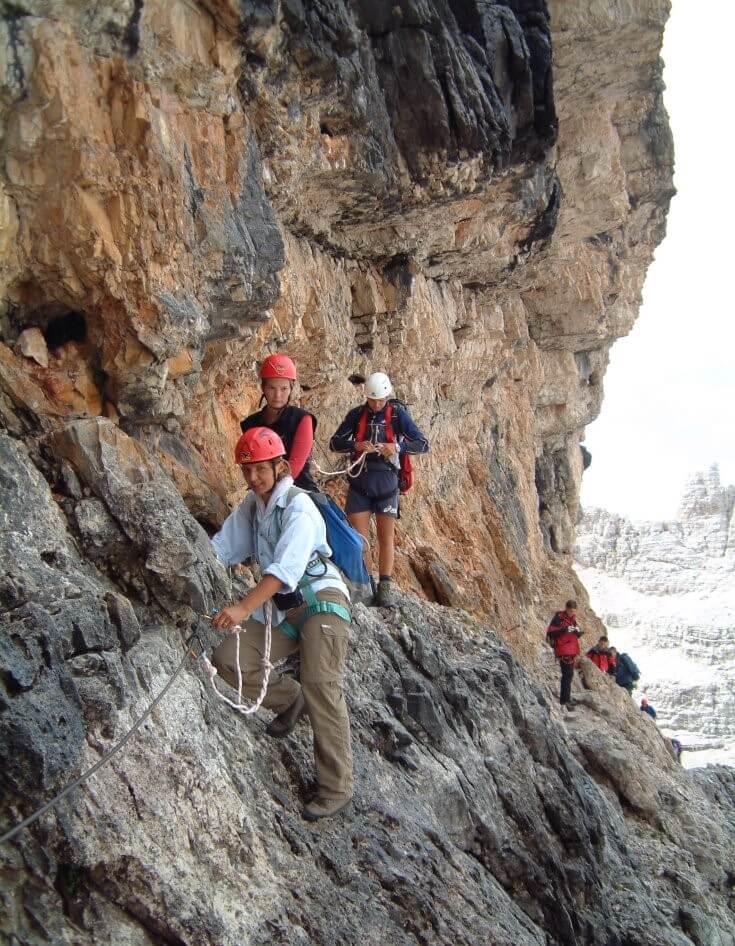 Ferrata Lipella alla Tofana di Rozes