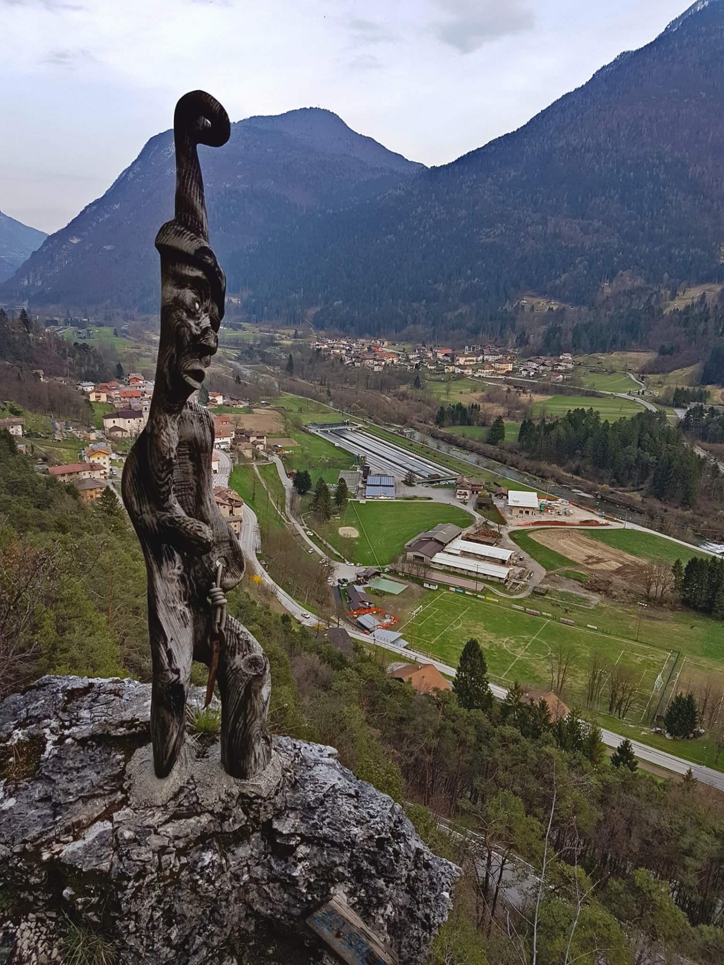 Ferrata di Preore o Sentiero Artpinistico