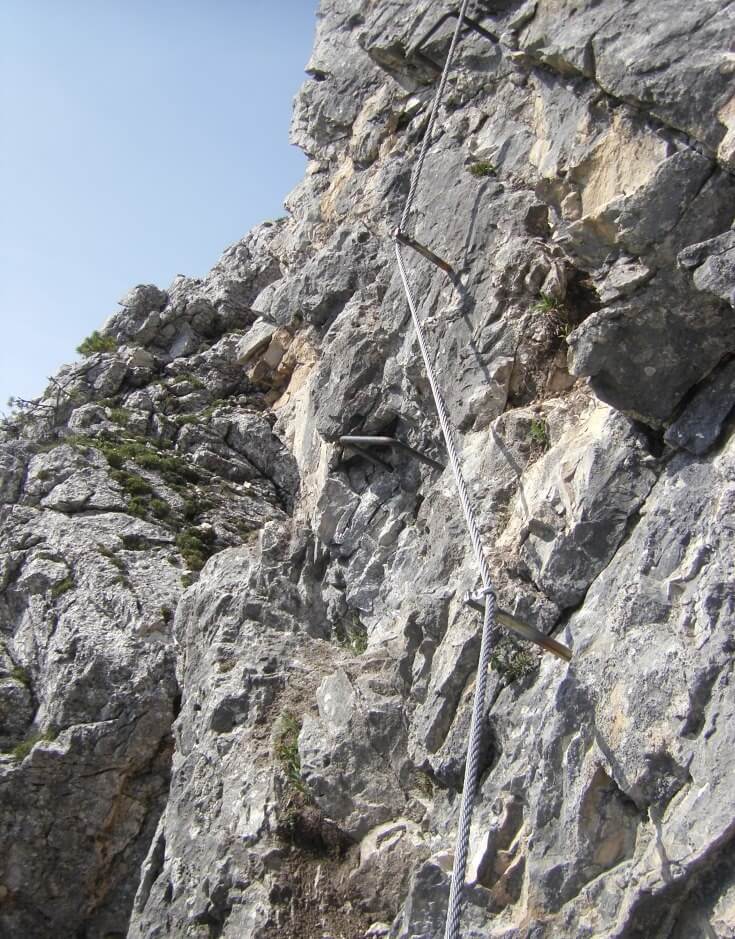 Ferrata Maria e Andrea Ferrari al Ra Bujela