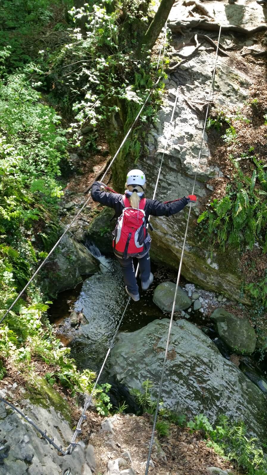 Ferrata Rio Sallagoni al Castel Drena