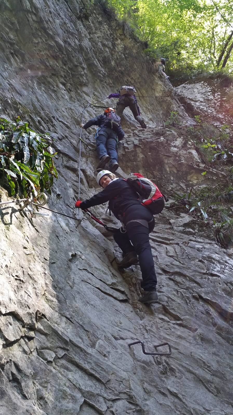 Ferrata Rio Sallagoni al Castel Drena