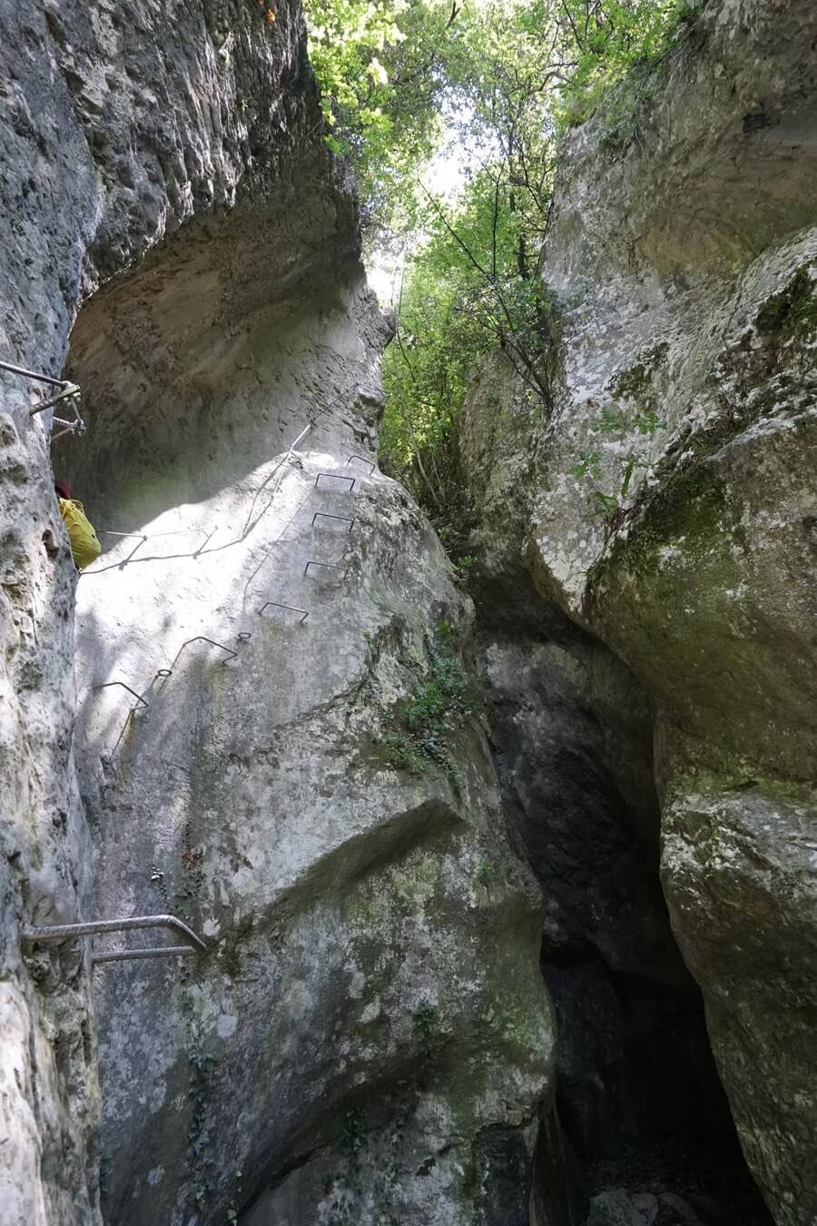 Ferrata Rio Sallagoni al Castel Drena