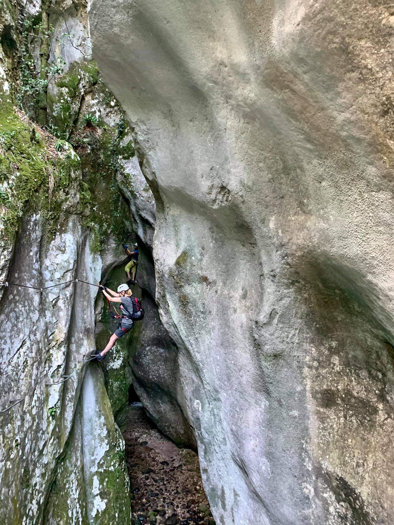 Ferrata Rio Sallagoni al Castel Drena