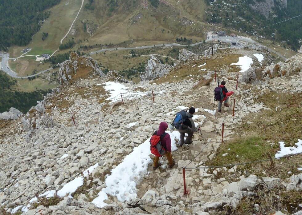 Sentiero Attrezzato Kaiserjager al Lagazuoi