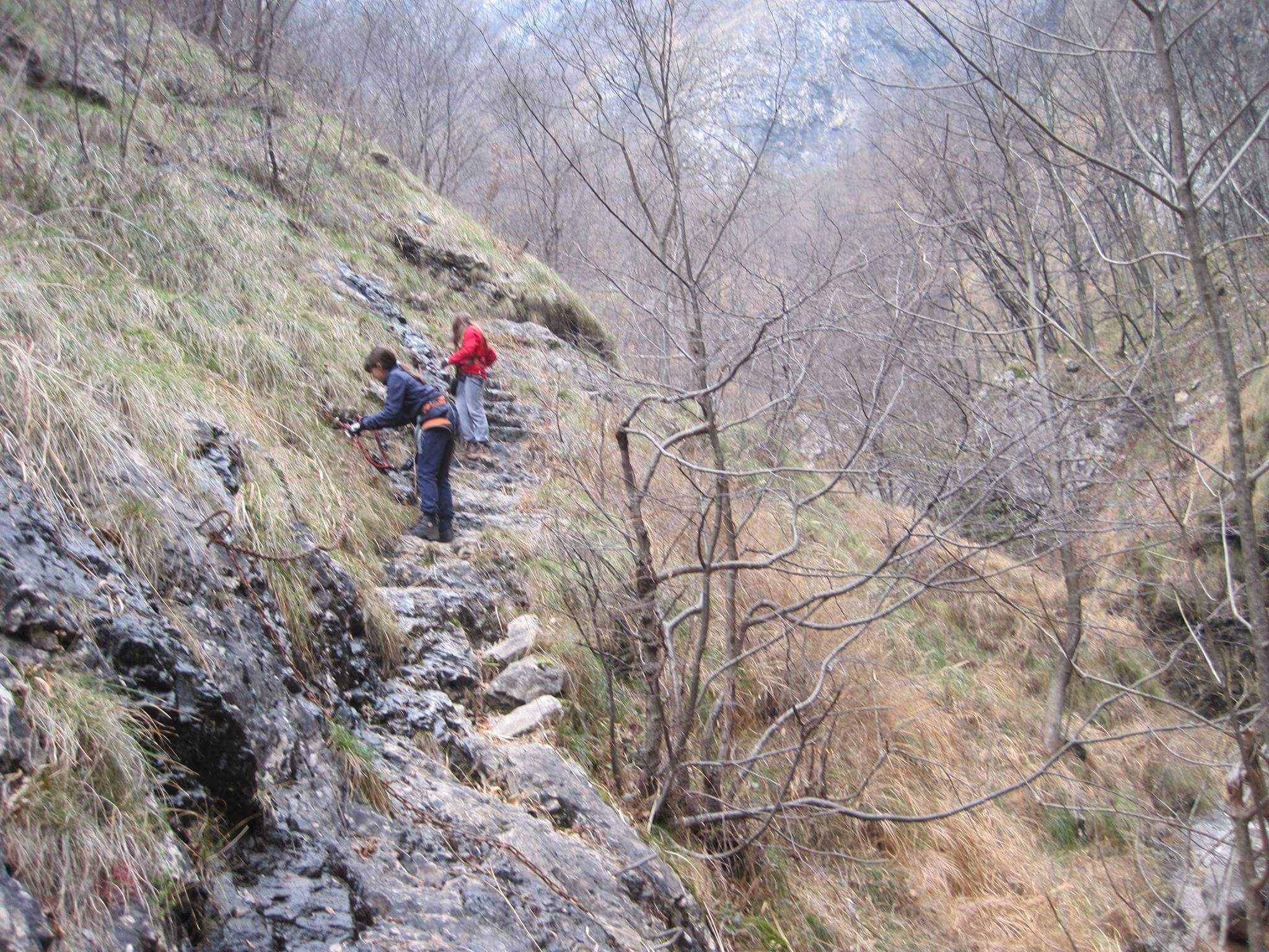 Aided path of the River