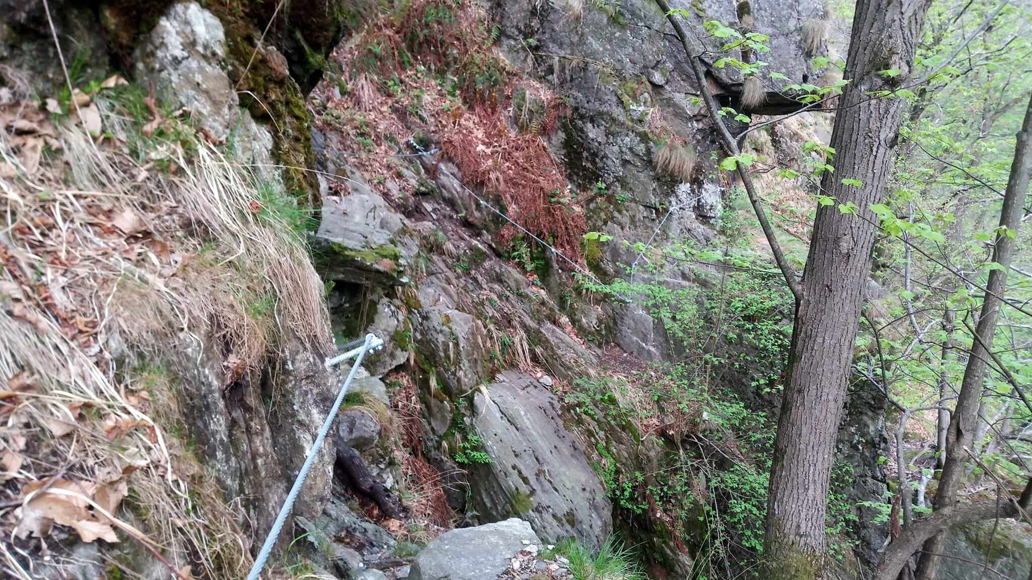 Ferrata Selvaggio Verde in Val Grande - Ferrate365